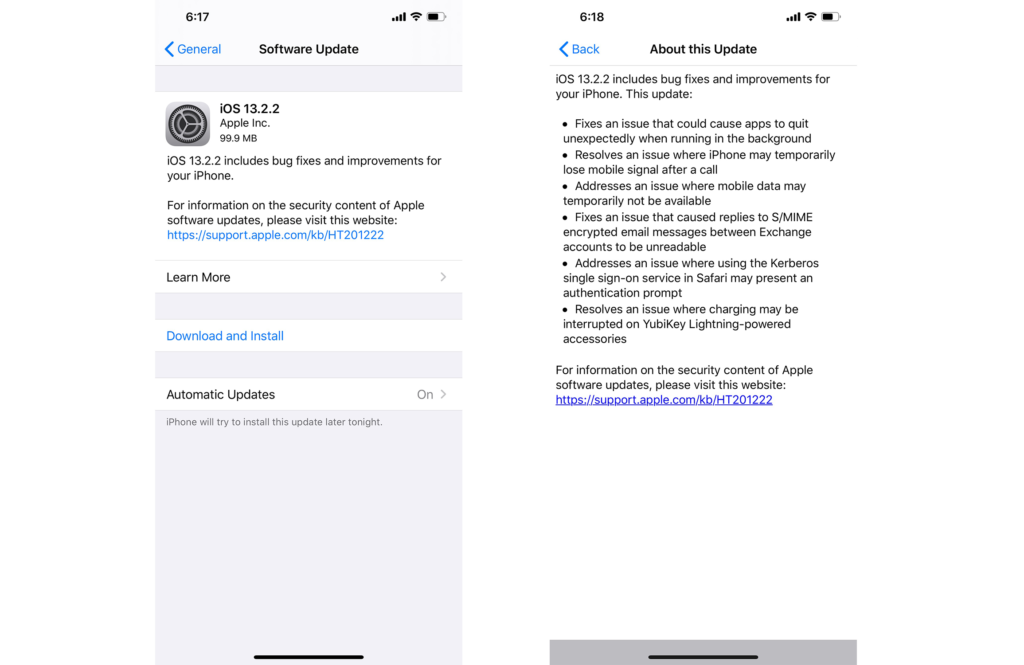 iOS 13.2.2 update brings peace for its users – InsideTechWorld